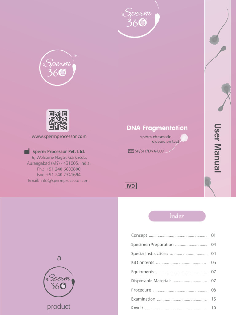 DNA Fragmentation Sperm Test Manual | PDF | Agarose Gel Electrophoresis ...