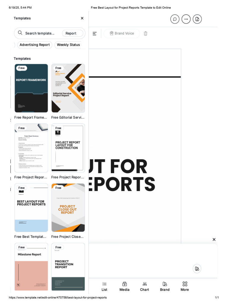 Layout For Project Reports | PDF