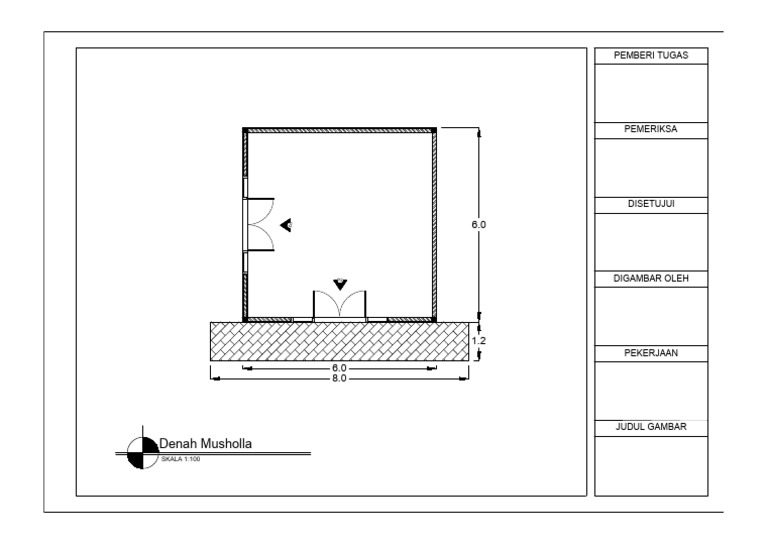 Denah Musholla | PDF