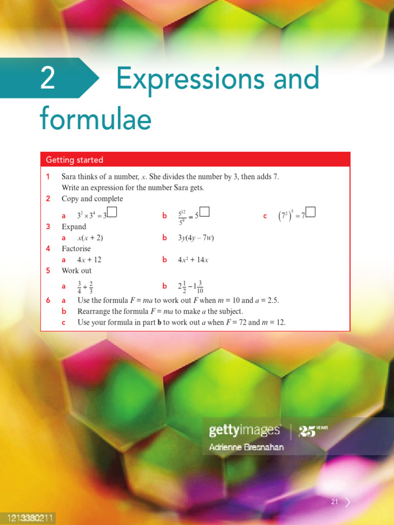 Maths LB Grade 9 Lecture8 | PDF | Subtraction | Multiplication