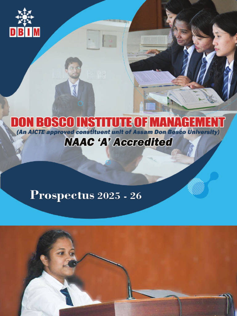 DBIM Prospectus 2025-26 | PDF | Human Resource Management | Entrepreneurship