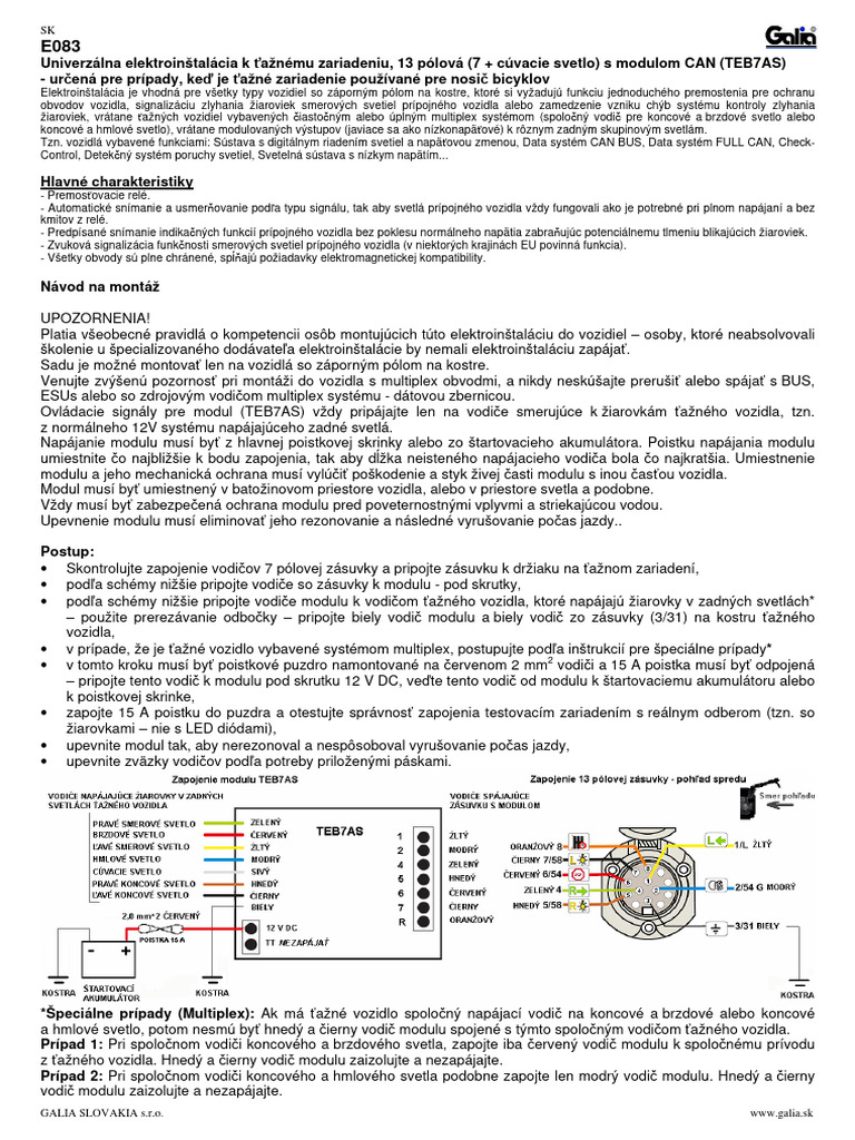E083 Installation | PDF