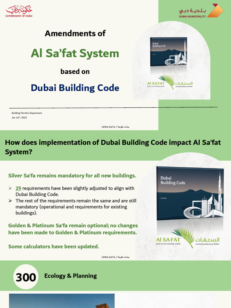 Amendments Of Al Safat Based On Dubai Building Code Pdf Ventilation Architecture Thermal 