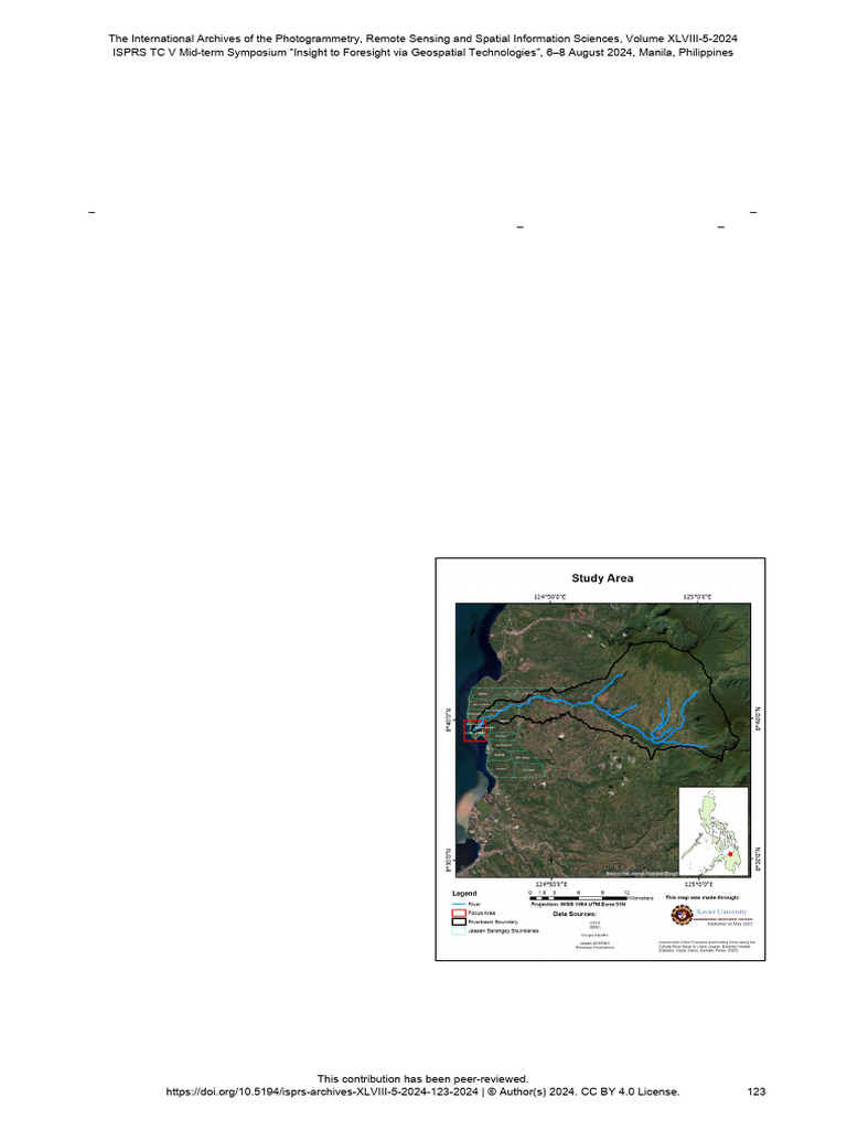 Isprs Archives XLVIII 5 2024 123 2024 | PDF | Flood | Drainage Basin