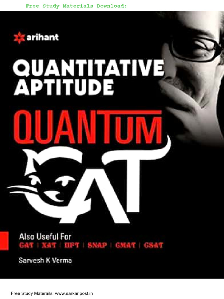 Arihant QuantumCAT | PDF