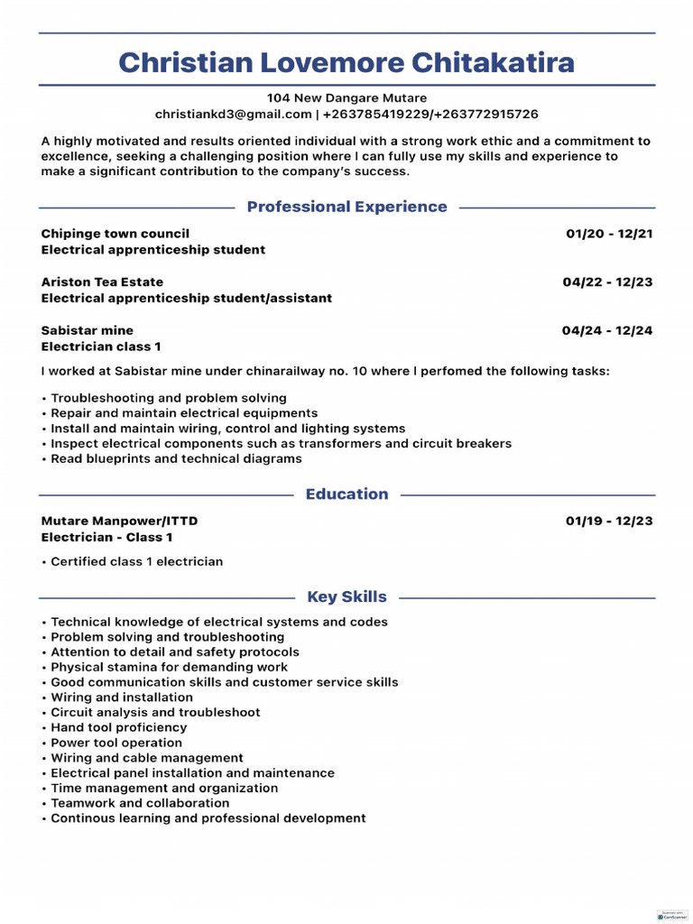 My CV | PDF