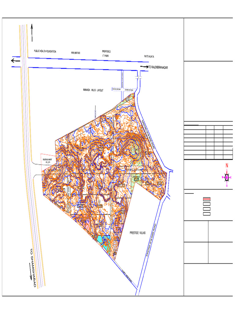 Budvel Plan 08-06-23 Contours | PDF
