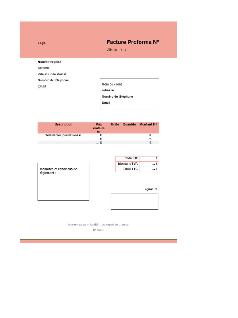 Facture Proforma Prestimex-CI | PDF