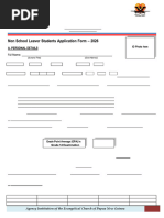 1 Application Form - Education - 2026 | PDF | Payments