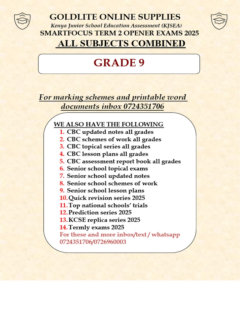 Grade 9 Term 2 Opener | PDF | Knitting | Abraham