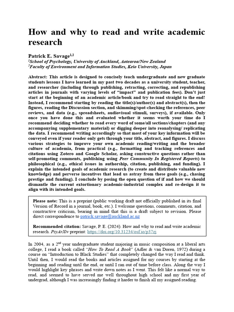 Savage Reading-Writing (Preprint) | PDF | Citation | Abstract (Summary)