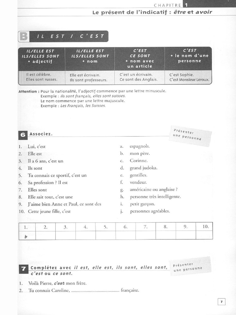 Etre Avoir Grammaire Essentielle | PDF