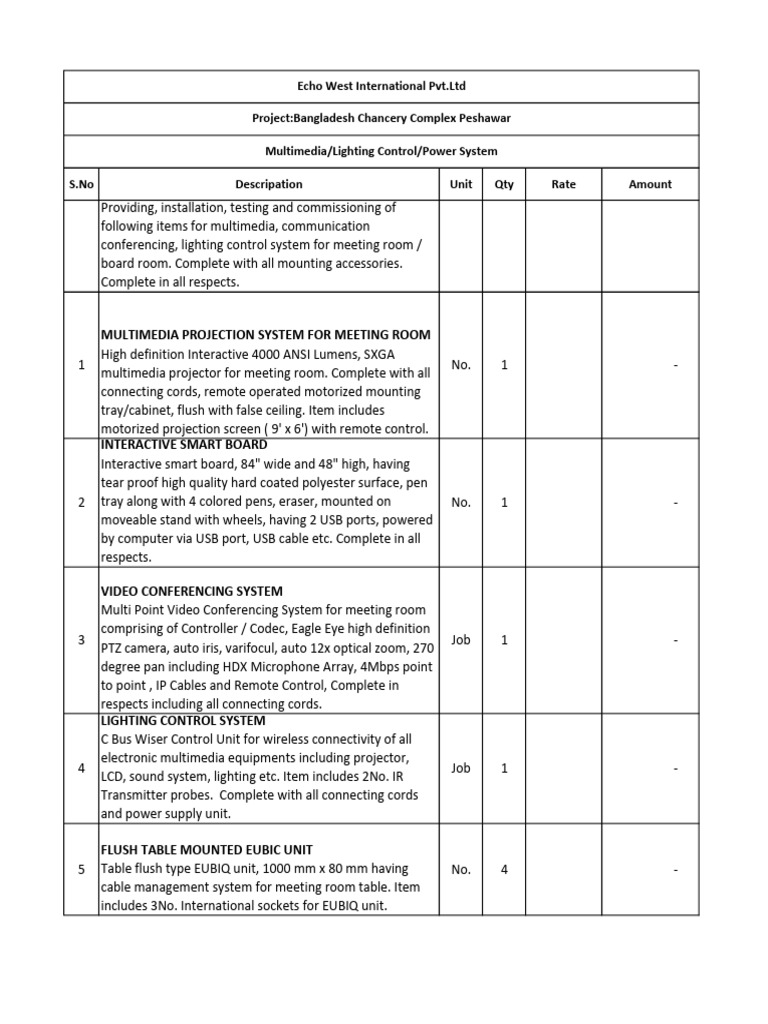 Multimedia & Light Control System | PDF | Electrical Engineering ...