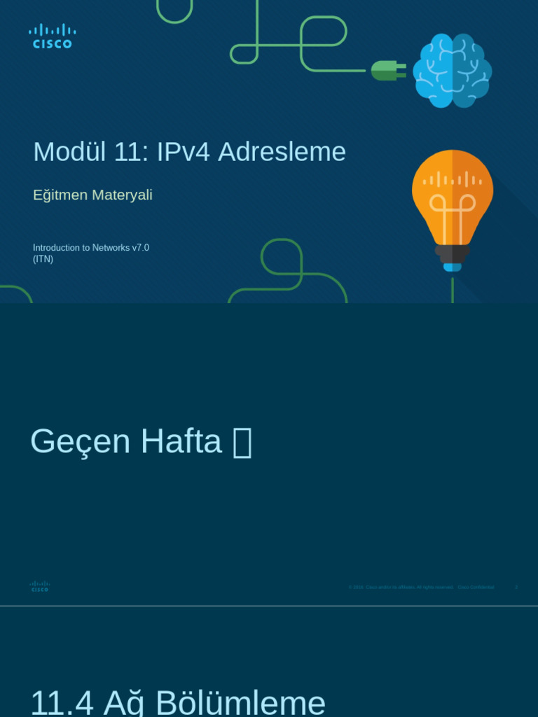 Hafta 9. ITN Module 11 | PDF
