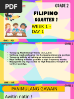 FILIPINO 1 Q4 Module 8 | PDF
