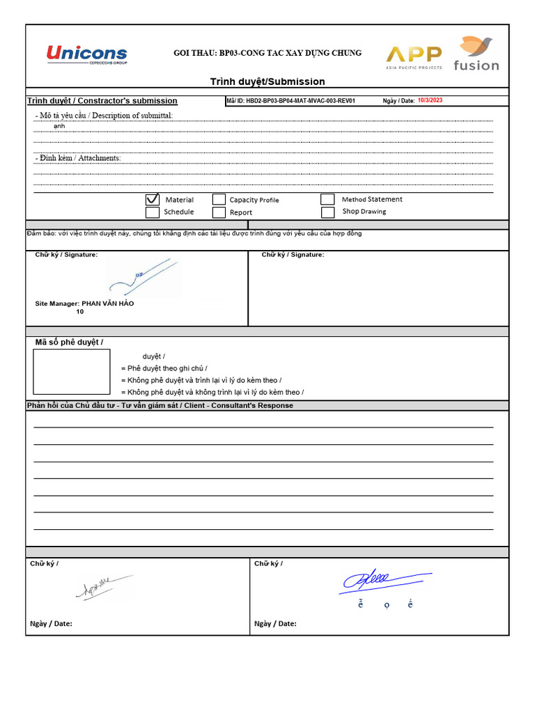 Hbd2 Bp03 Bp04 Mat Mvac 003 Rev01 Air Conditioner | PDF