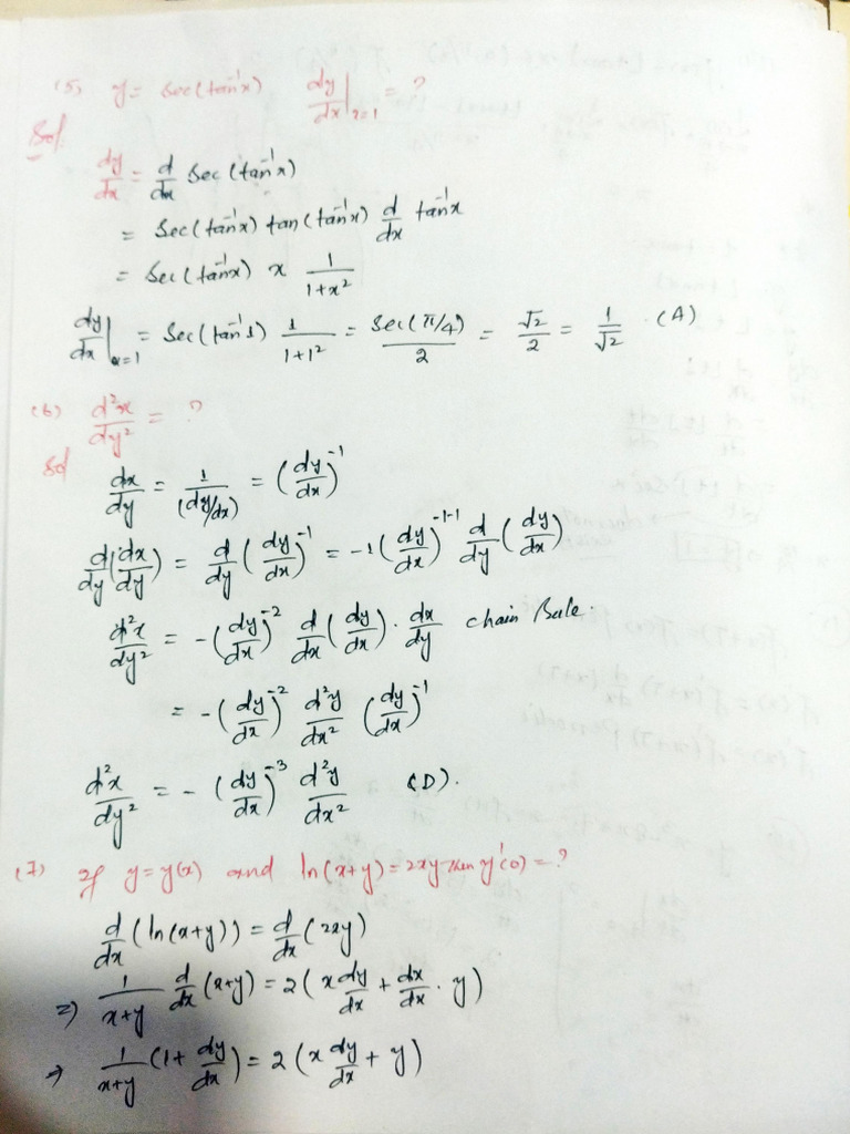 Calculus Assignment Solution | PDF