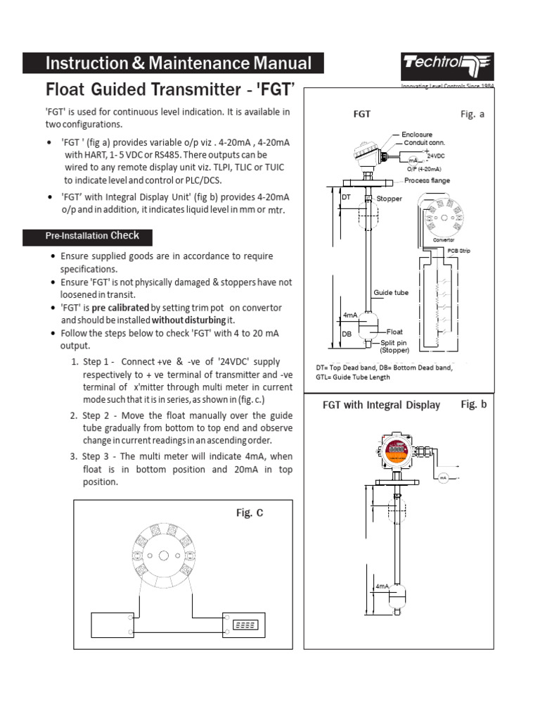 Magnetic Level Sensor | PDF | Electrical Engineering | Equipment