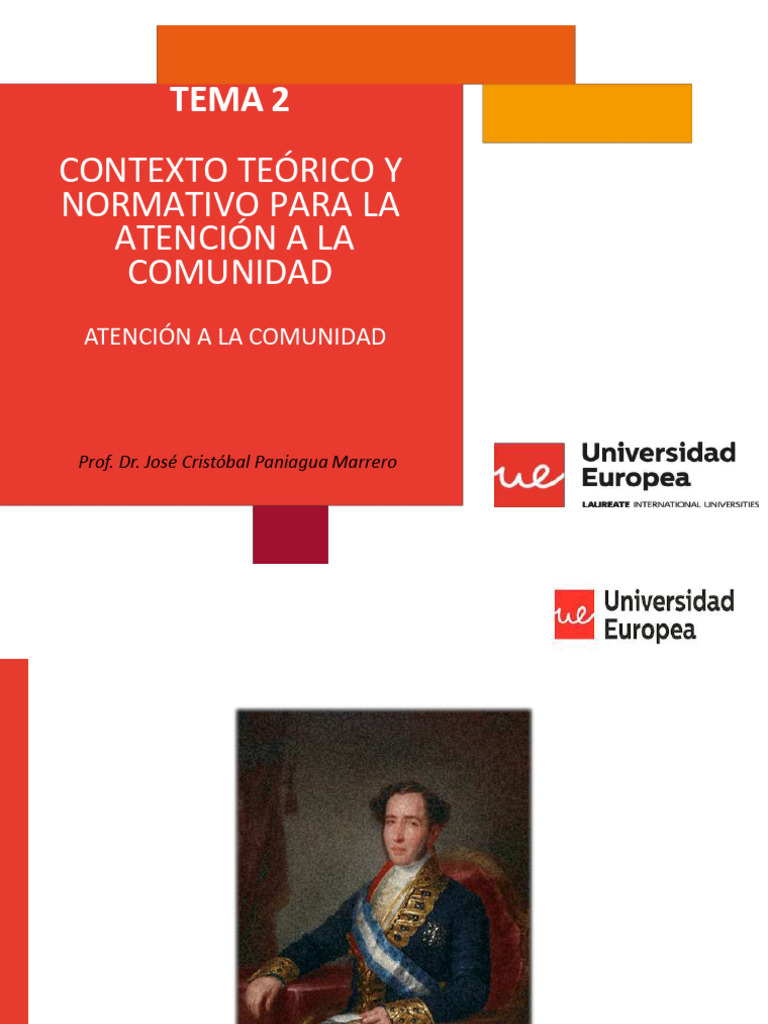 Tema 2. Contexto Teórico y Normativo para La Atención A La Comunidad | PDF | Enfermería ...