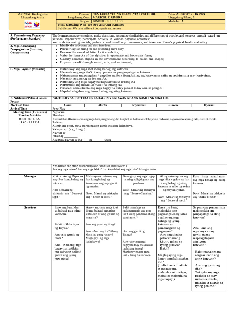 KTG-Week 3 Quarter 1 Final | PDF
