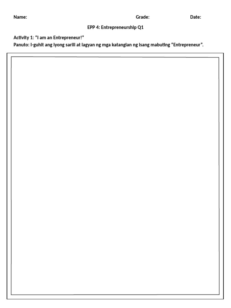 Epp g4 Worksheet | PDF