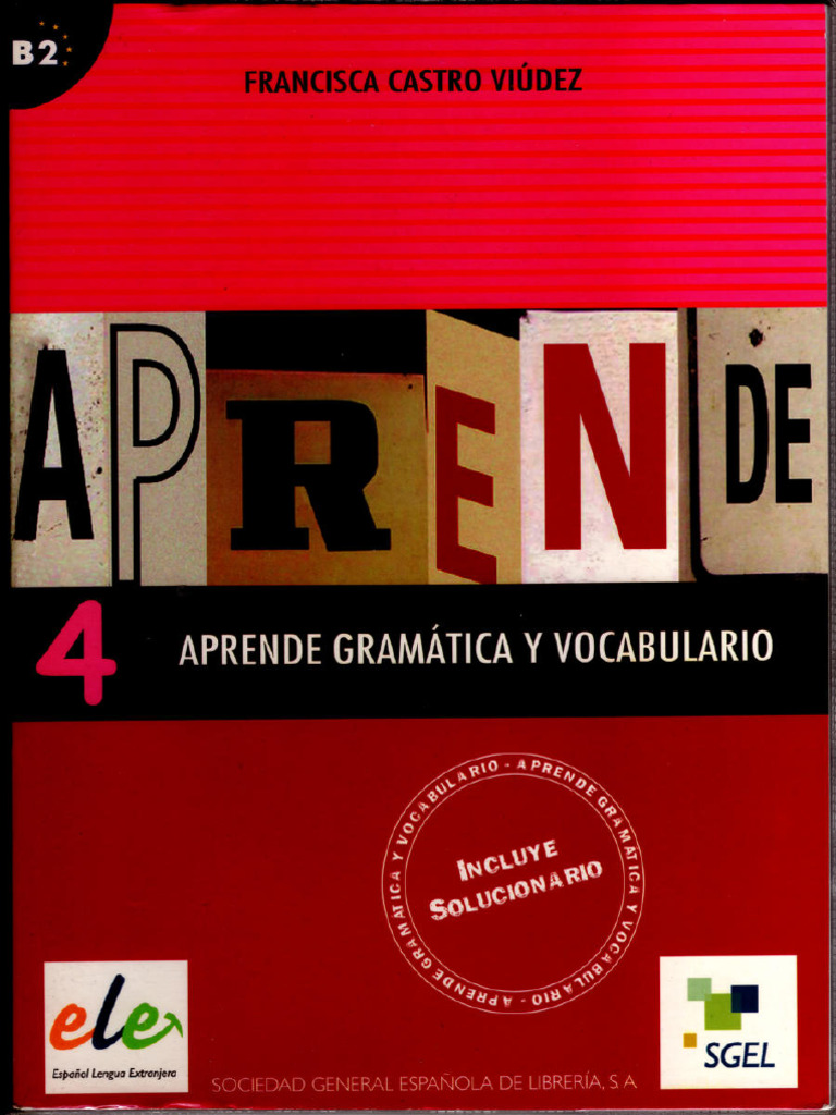 Aprende Gramatica y Vocabulario 4 | PDF