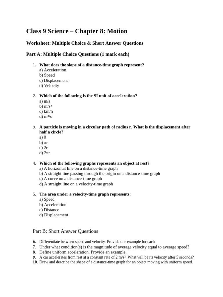 09 Ws Motion | PDF