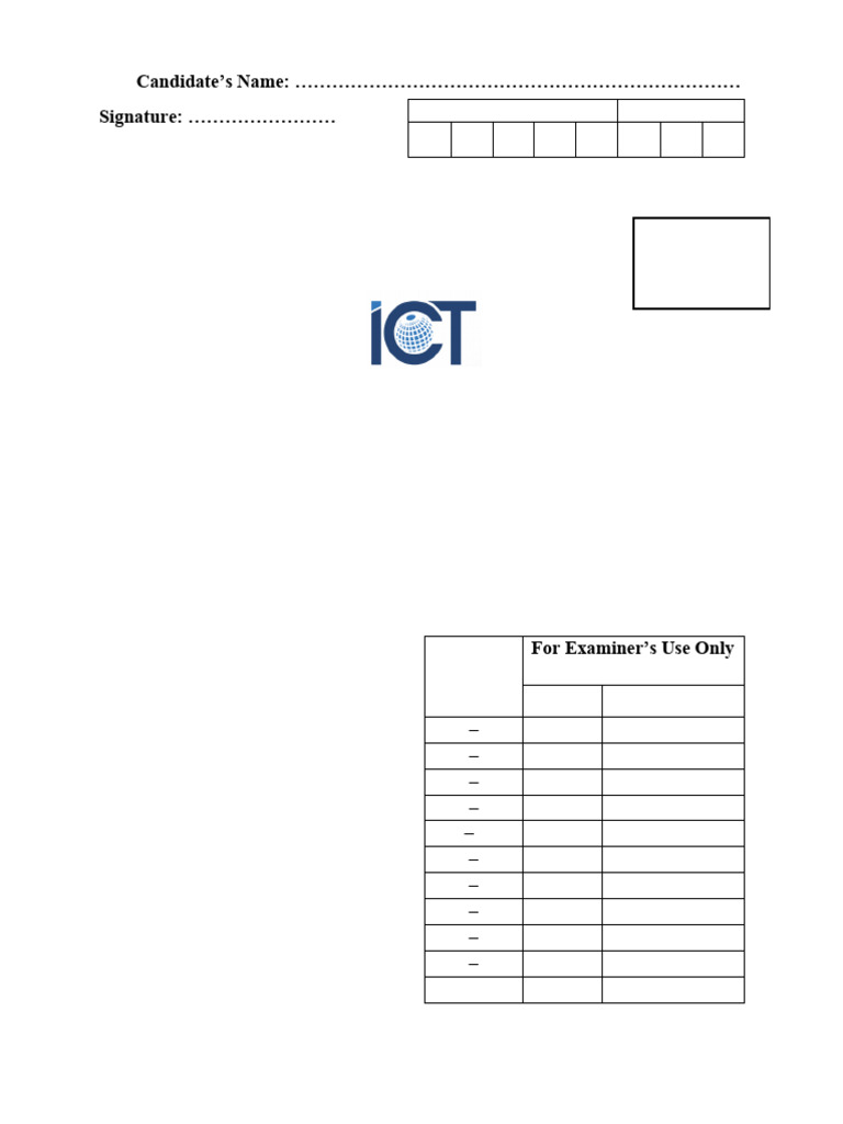 s6 Mid 3 Uneb Ict Paper One a' Level | PDF | Computer File | Computer ...