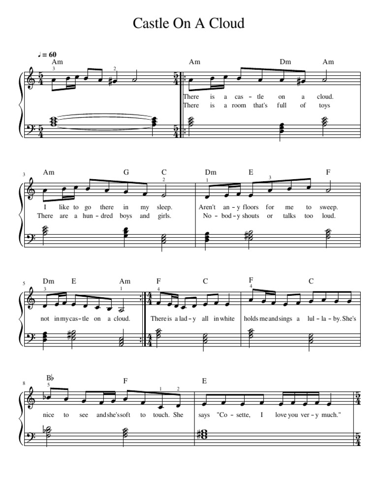 Castle On A Cloud | PDF