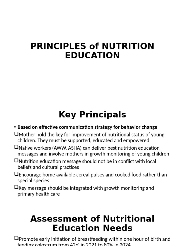 Nutrition Education | PDF | Breastfeeding | Public Health