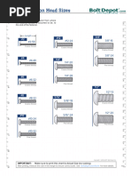 Bolt and Spanner Size Chart | PDF