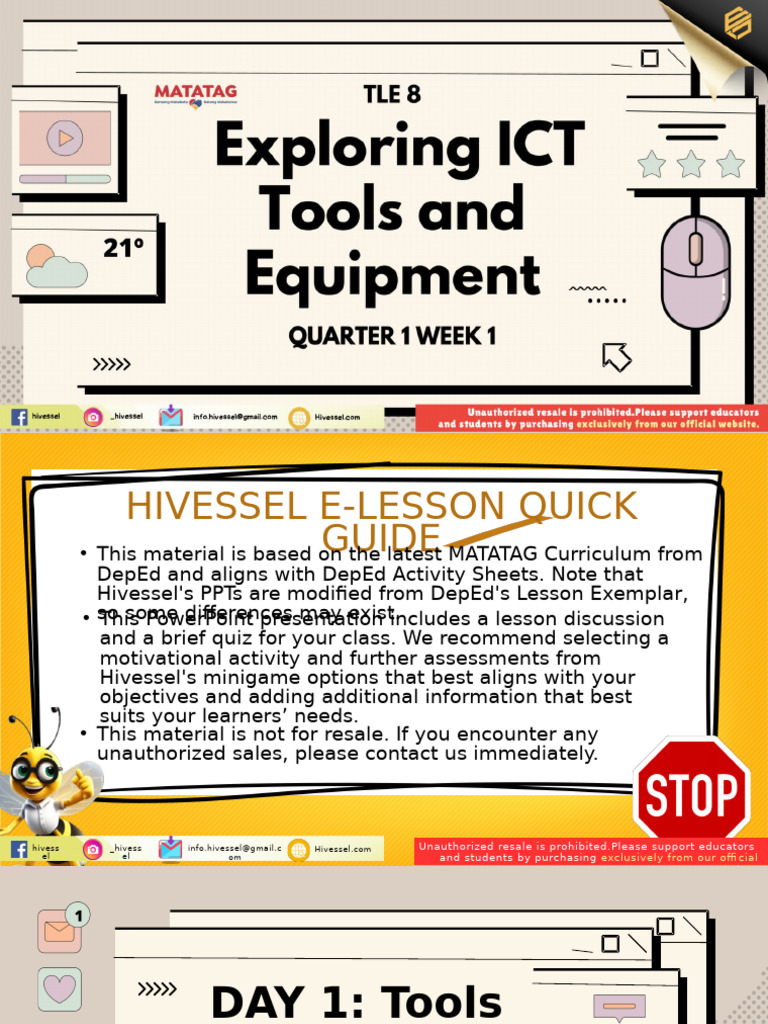 TLE 8 Quarter 1 Week 1 | PDF | Computer Network | Computer Programming