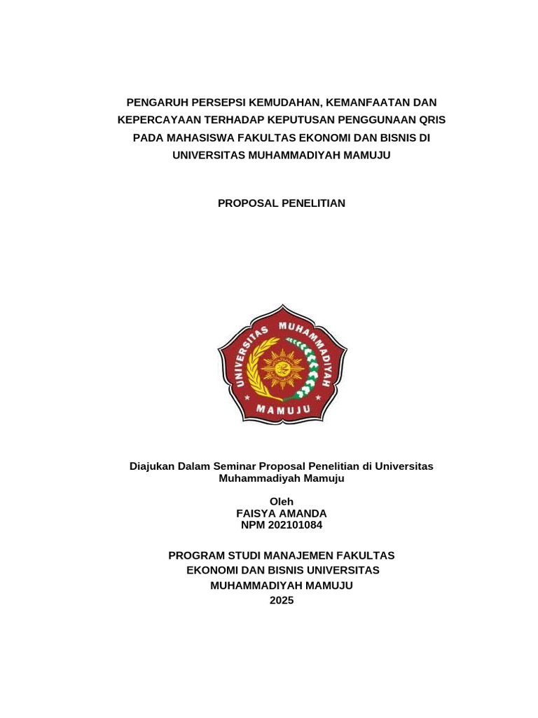 PROPOSAL Sempro Manda 1 | PDF