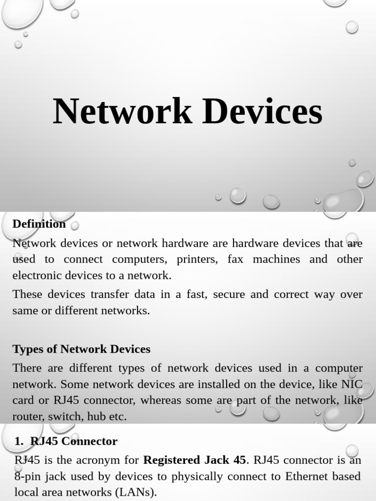 Intro. To Networking - Presentation 4 | PDF | Computer Network ...