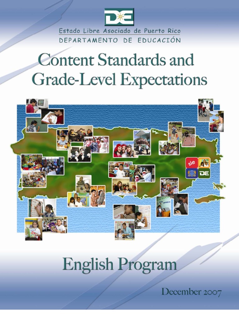 English Content Standards for Puerto Rico | PDF