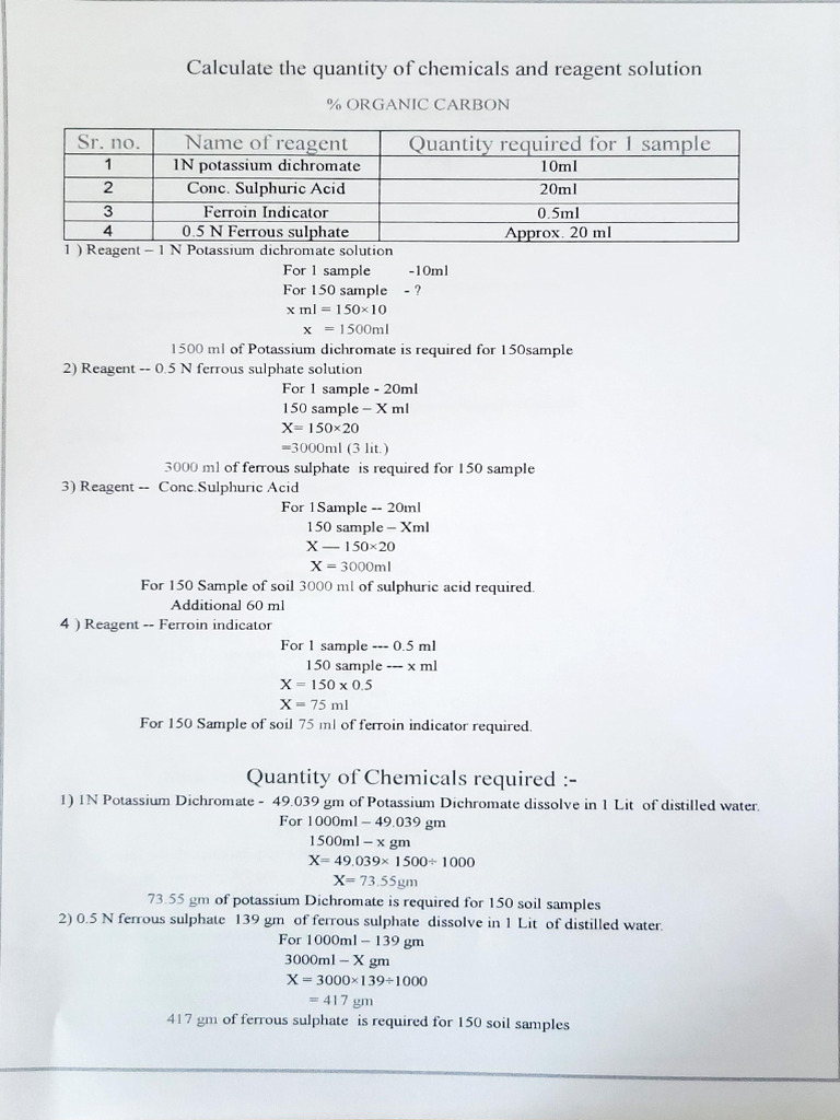 Soil Report Calculations | PDF