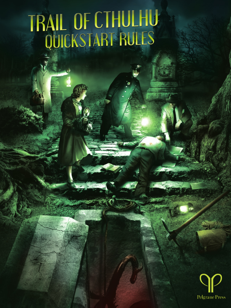 Trail Of Cthulhu Quickstart Pdf H P Lovecraft Cthulhu Mythos 