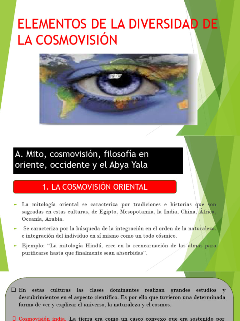 Diversidad en la Cosmovisión Oriental | PDF | Antigua Grecia | Tierra