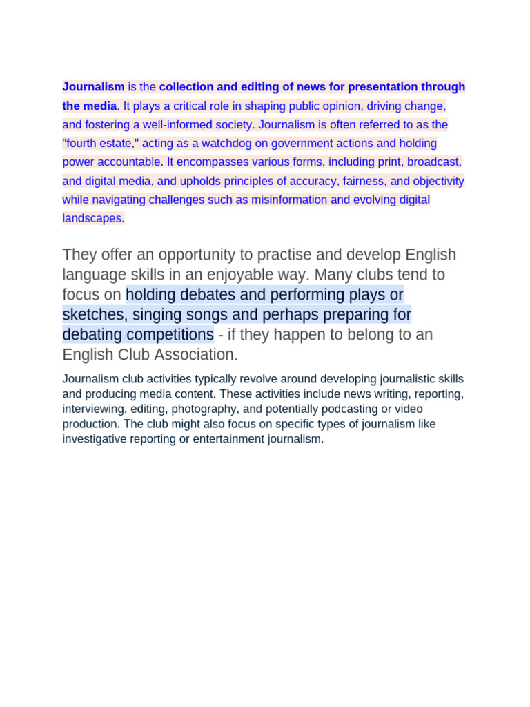 Journalism | PDF