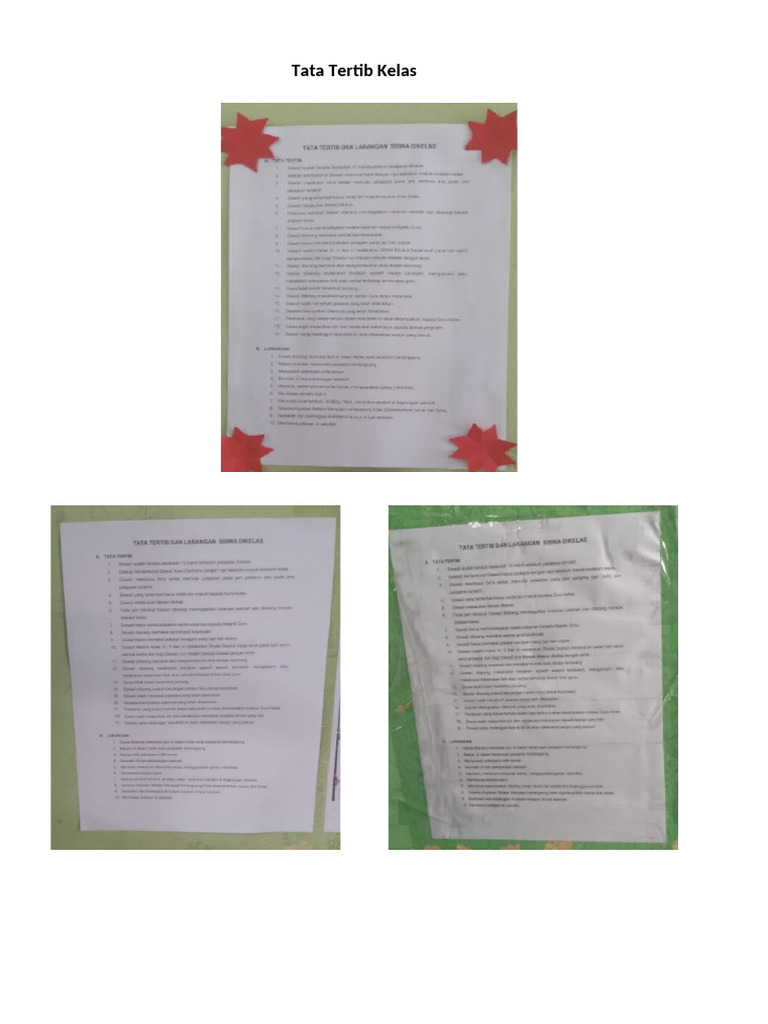 Tartib Kelas | PDF