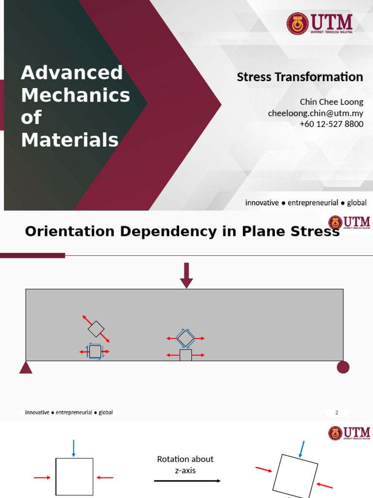 4 Stress Transformation | PDF | Stress (Mechanics) | Mechanical Engineering