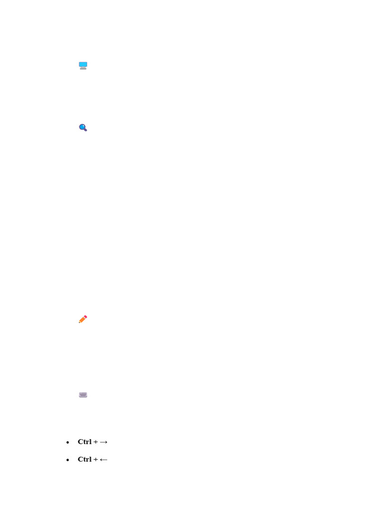 Partes de Word y Uso del Cursor | PDF | Microsoft Word | Ventana ...