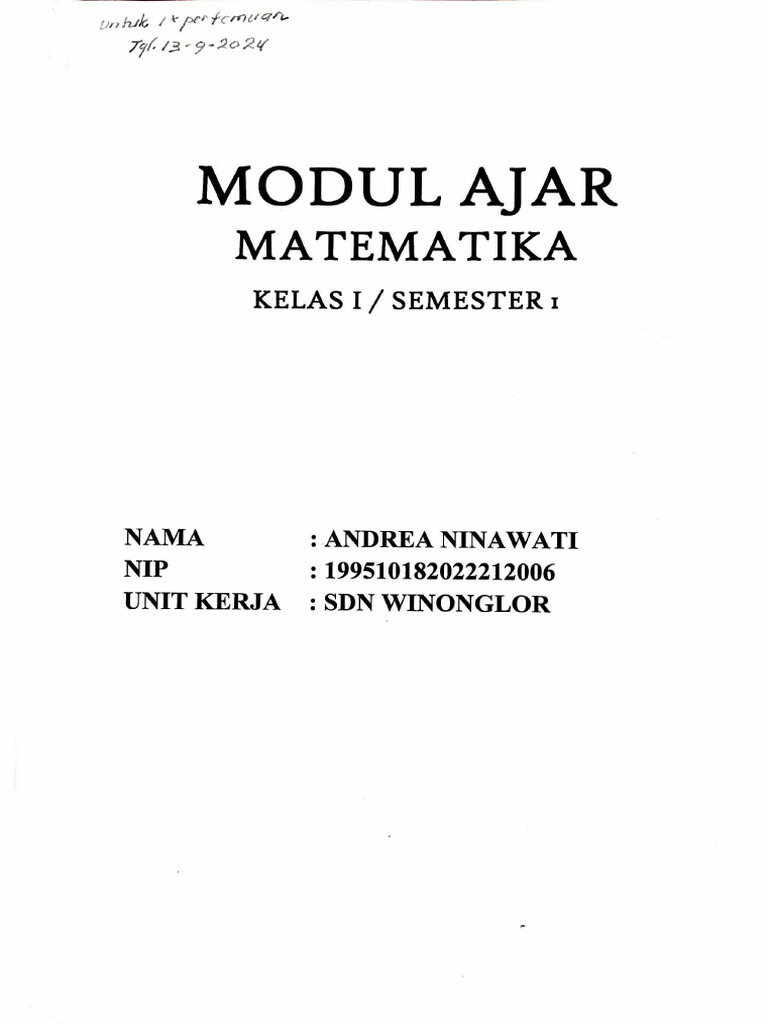 Modul Ajar | PDF
