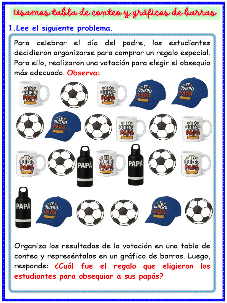 Tablas y Gráficos de Conteo para Niños | PDF