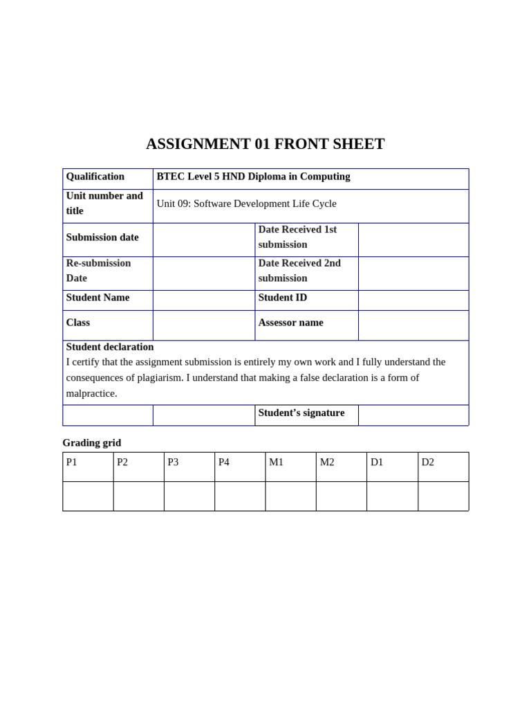 Software Development Life Cycle ASM2 | PDF | Use Case | Computing