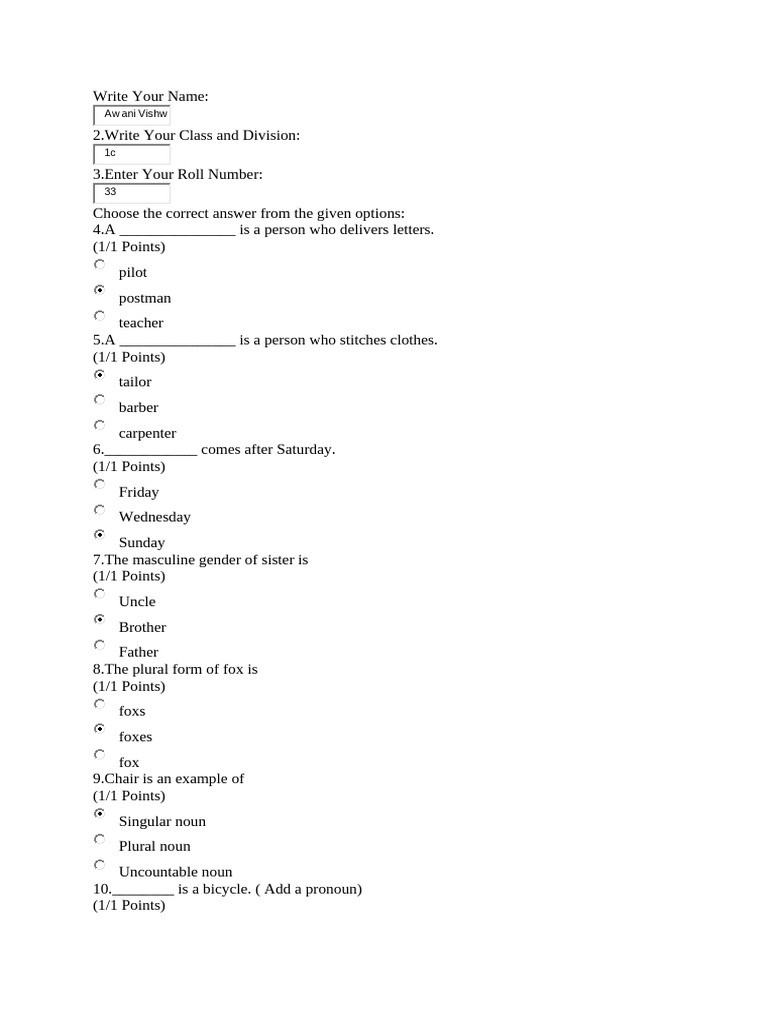 Write Your Name | PDF