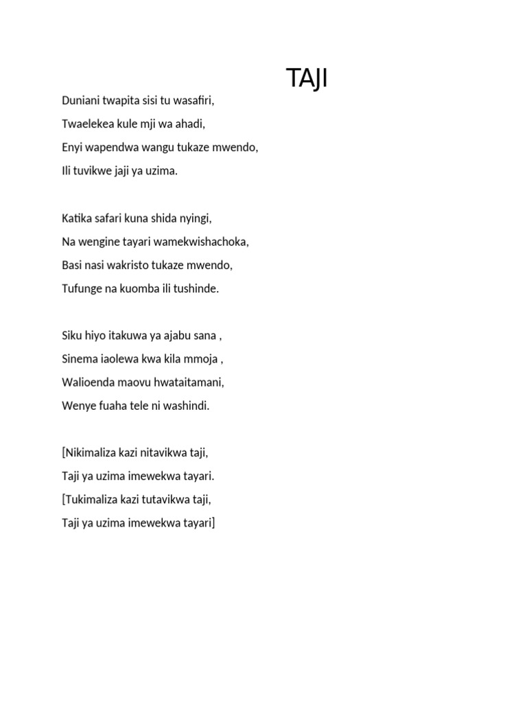 Taji | PDF