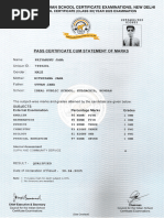 ICSE Class 10 Marksheet Details 2021 | PDF | Educational Stages | Student Assessment And Evaluation