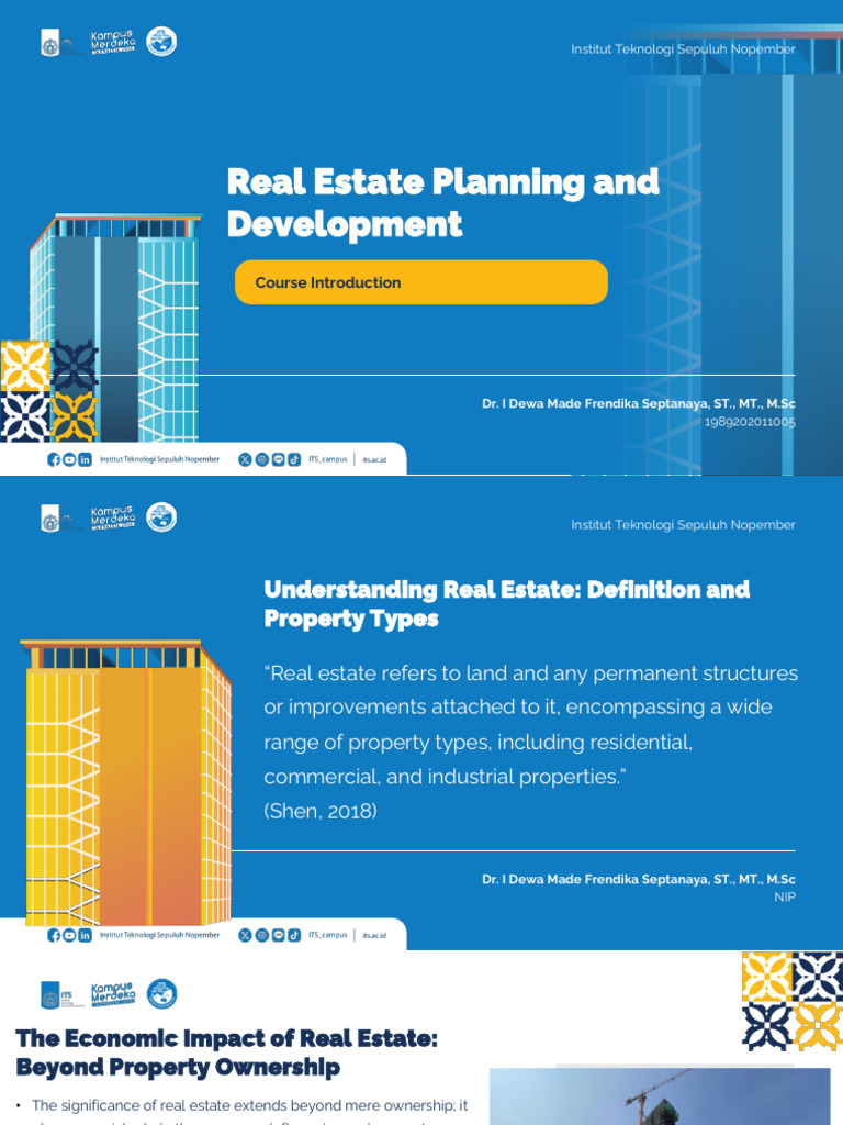 Real Estate Planning and Development Insights | PDF | Market (Economics ...