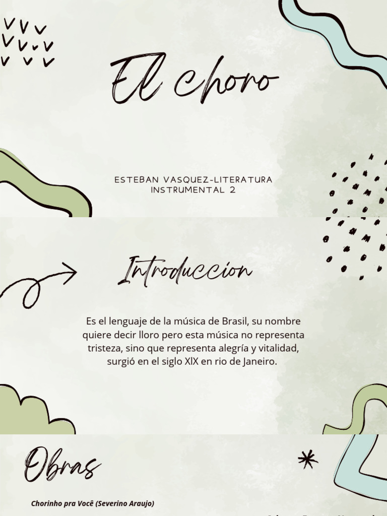 El Choro | PDF | Musicología